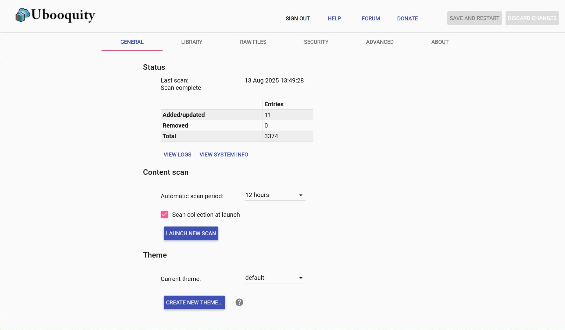 Screenshots - Ubooquity